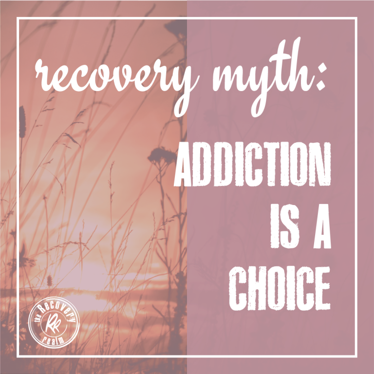 RECOVERY MYTH: ADDICTION IS A CHOICE - sober coaching | life coaching